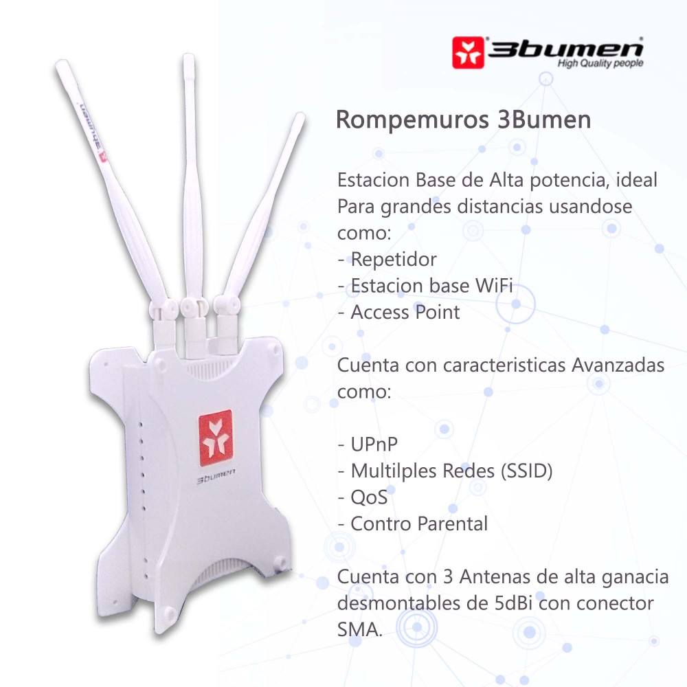 Rompemuros 3bumen alta potencia