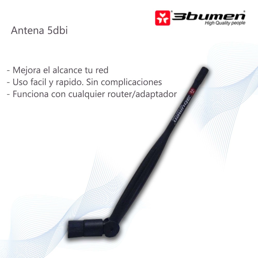 ANTENA WIFI 5DBI ROMPEMUROS, 3BUMEN en Colombia desde $0