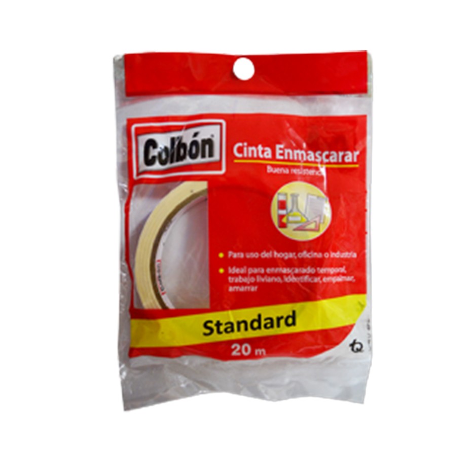 CINTA DE ENMASCARAR DE 3/4 X 20 MTS COLBON, COLBON en Colombia desde $0