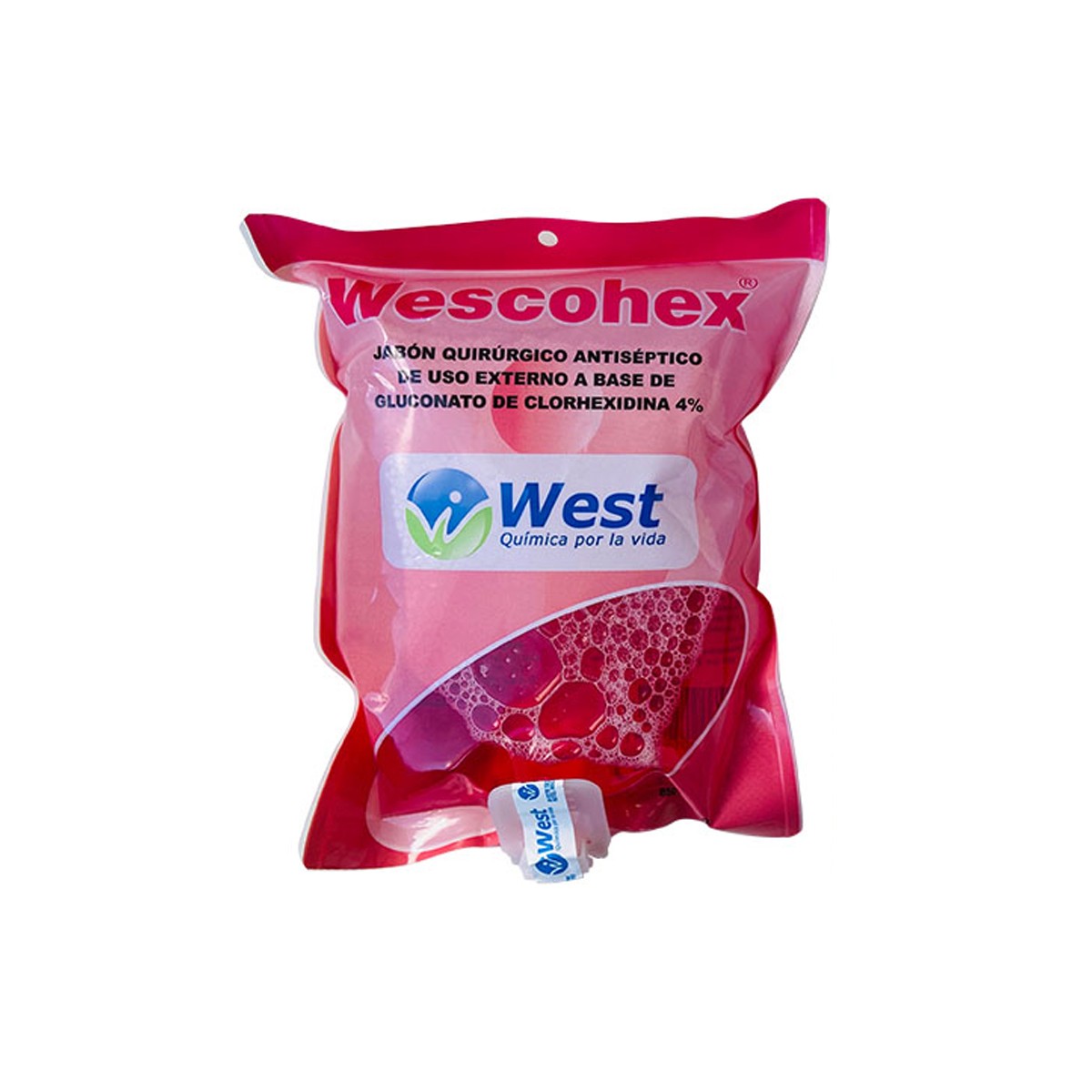 WESCOHEX JABON ANTISEPTICO BOLSA X 850ML WEST QUIMICA, WEST QUIMICA en Colombia desde $0