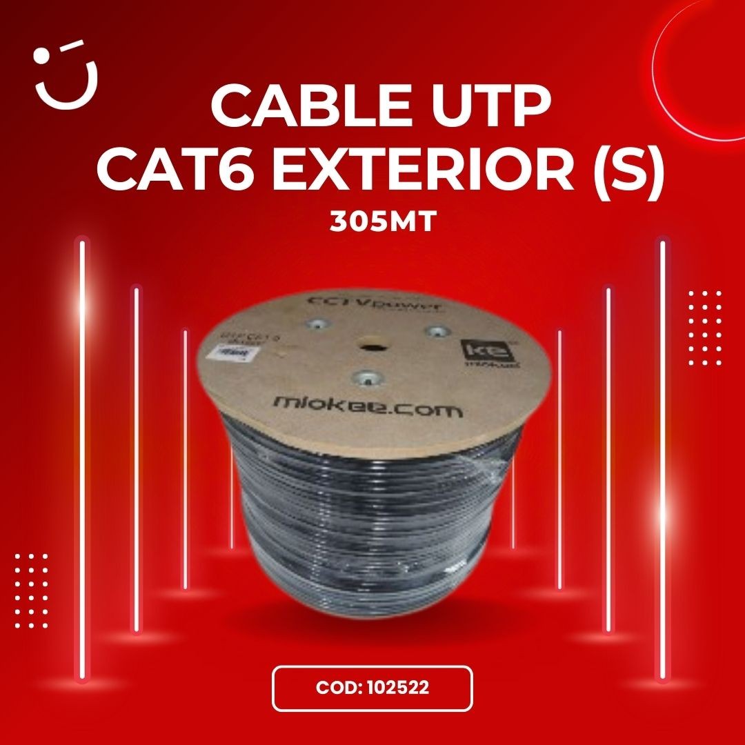 CABLE UTP CAT6 EXTERIOR 305M (S), en Colombia desde $0