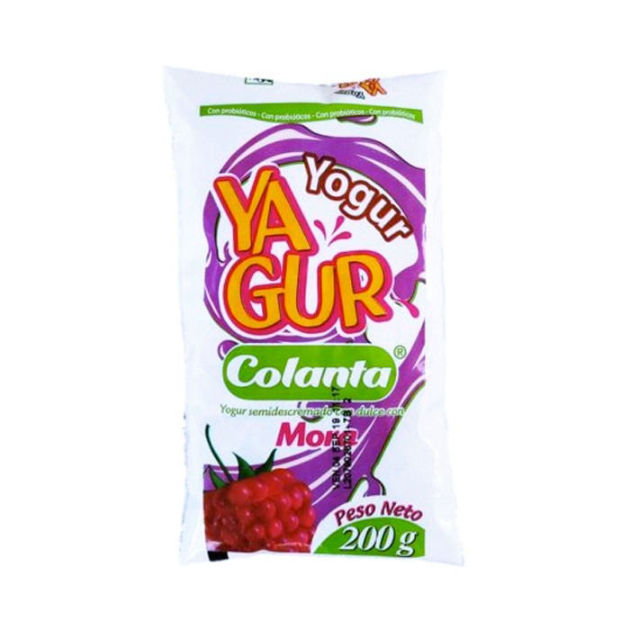 Colanta Yagur Mora X 200 gr, Yogurt en Supermercadolaremesa.com