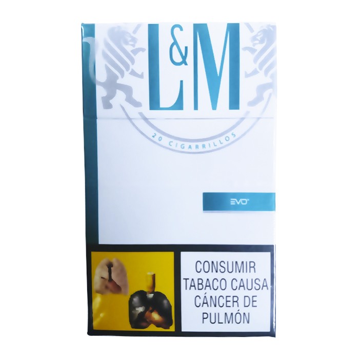 L&M evo Menthol Cigarrillo x 20 und, Cigarrillos en ...