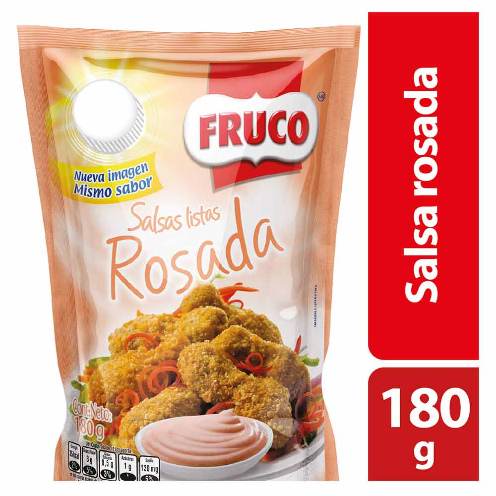 Salsa rosada Fruco x 180 g. Presentación económica, Salsas y vinagres ...