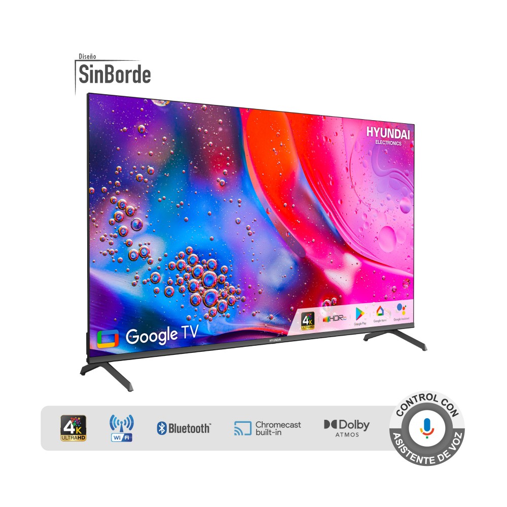 Smart TV 58" UHD 4K - Google TV, Google TV