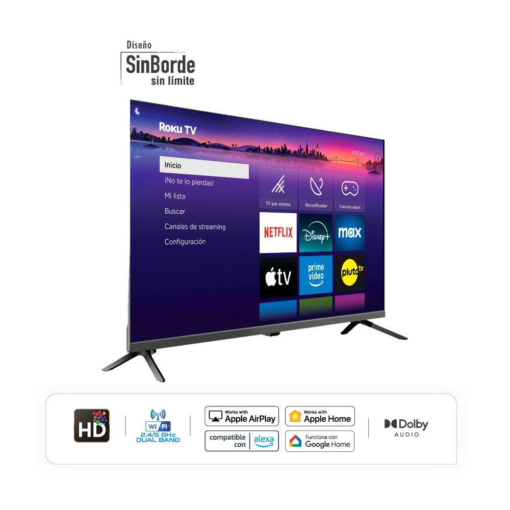Smart tv Roku 32´´, marca
